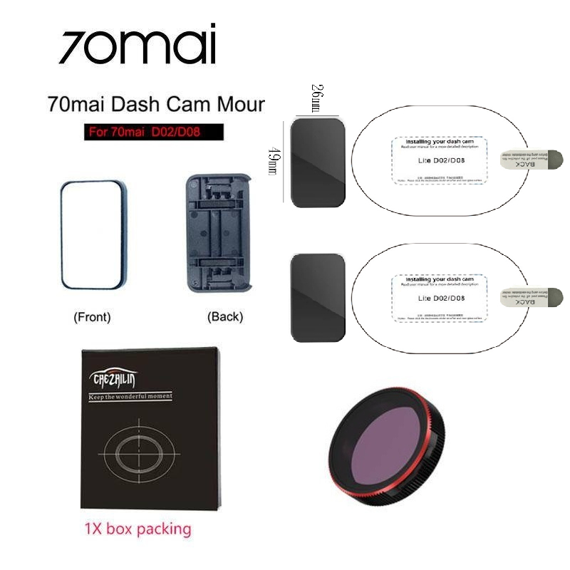 70mai Pro 70Mai D02 / D08 Gắn khung gầm một phần đế bệ đỡ cho 70Mai Dash Cam Pro D02 Lite D08 ...