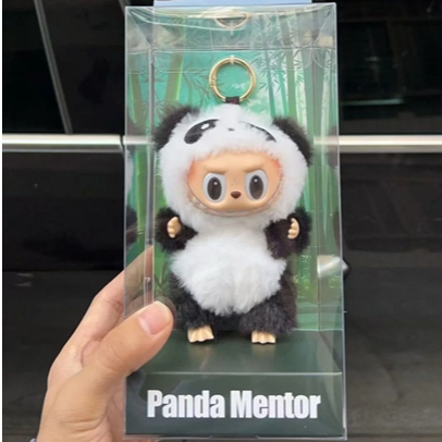 [Pop Mart] labubu Panda cố vấn Mặt dây chuyền Popmart Vinyl Sang trọng ...