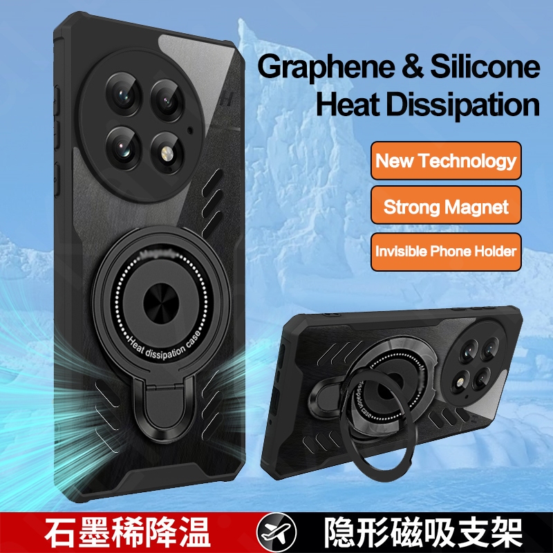 Ốp Điện Thoại Tản Nhiệt Silicon Graphene Cho Oneplus 13 12 11 ACE 5 Pro 3 3V 2V 2 Pro 5G Vỏ ...