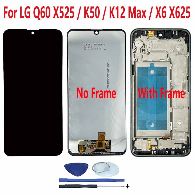 Màn Hình Cảm Ứng LCD Cho LG Q60 K50 X6 X625N X625 X525 X525BAW X525HA X520 K12 Max X520BMW ...