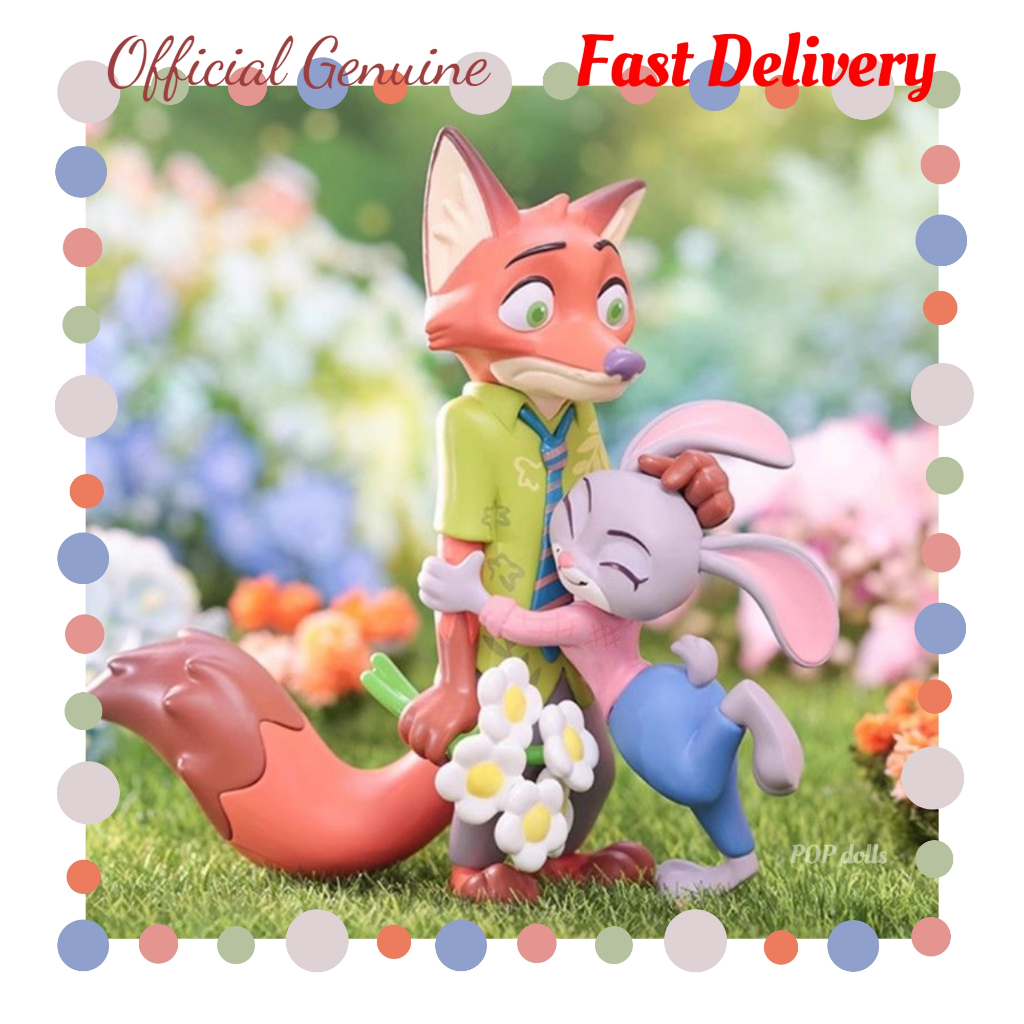 [Chính hãng] Disney zootopia Flower World Blind Box Handmade Leopard ...