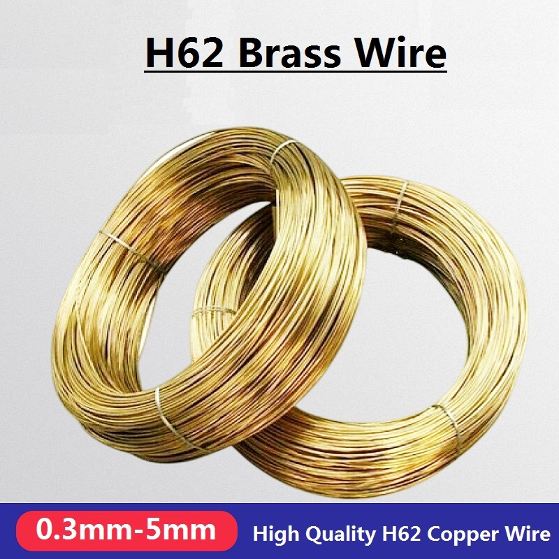 H62 Dây đồng thau Dây đồng thau 0,3-5mm Dây đồng Dây đồng nguyên khối DIY Handmade -3 / 5 / 10 ...