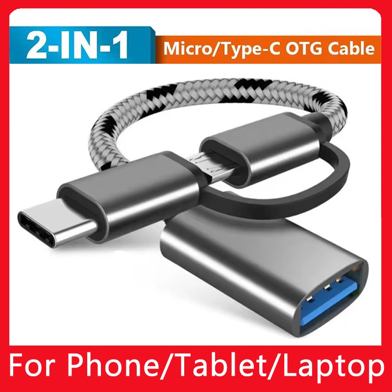 Bộ chuyển đổi USB 3.0 hai trong một mới Type-C Micro USB sang Type-C Cáp chuyển đổi Bộ chuyển ...