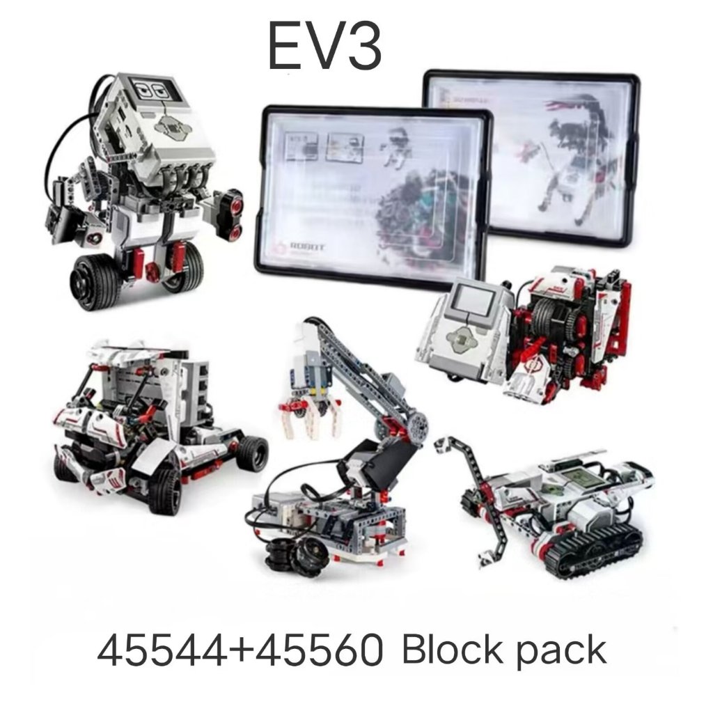 Ev3 Lập trình Robot Khoa học Giáo dục Khối xây dựng 45544 + 45560 Lắp ráp Máy móc Giáo dục Đồ ...