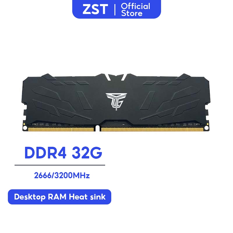 ZST RAM DDR4 32GB 2600 3200MHz Áo làm mát Máy tính để bàn Bộ nhớ trò ...