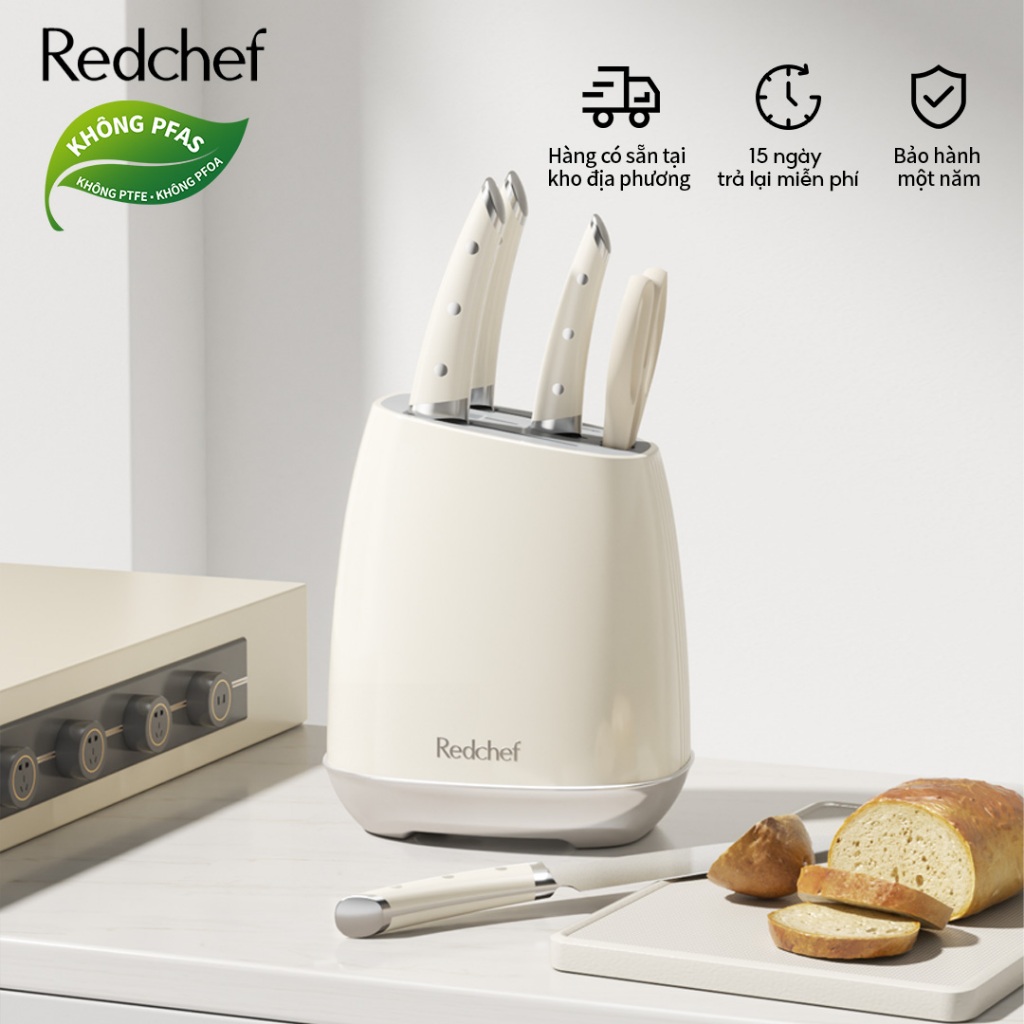 Redchef Bộ dao kháng khuẩn và chống ăn mòn bằng thép không gỉ 6 chiếc | Shopee Việt Nam