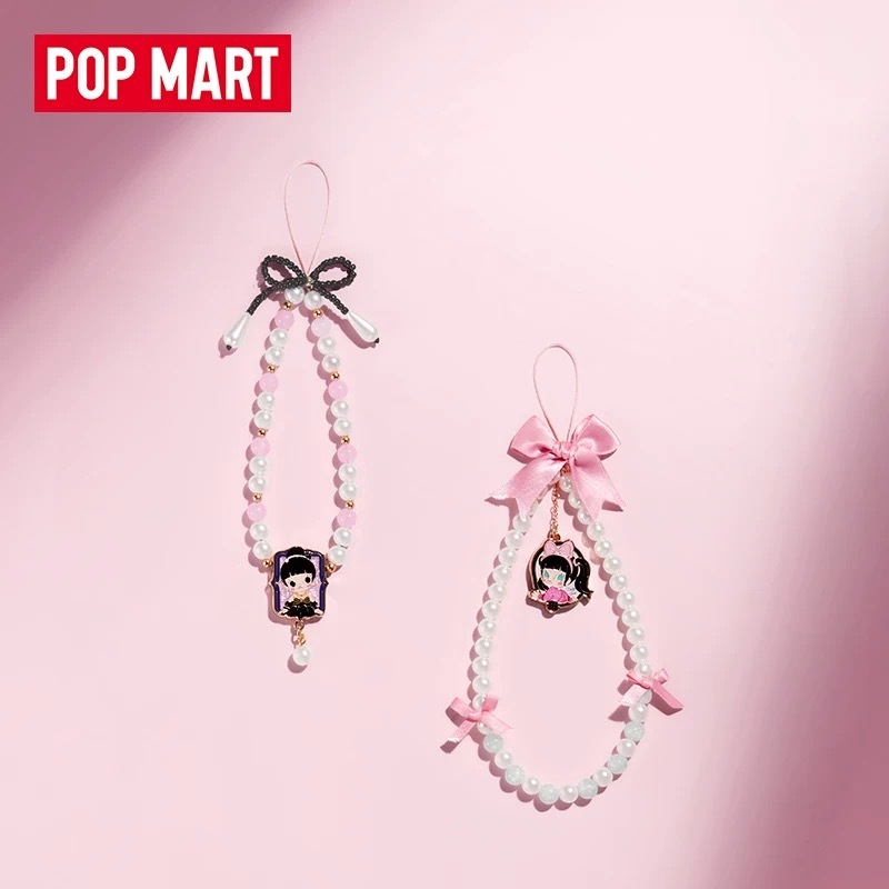 Popmart MOLLY Daily Look Series-Điện thoại di động treo dây chuyền hộp ...