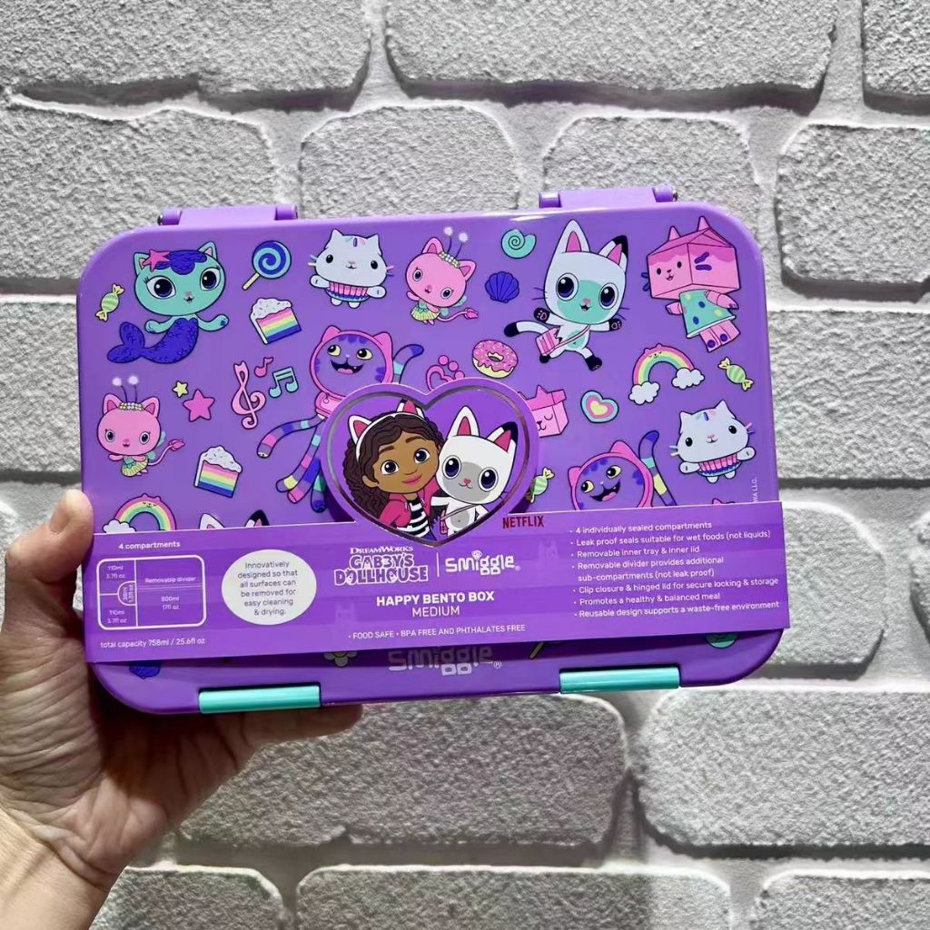 Hộp cơm trưa sinh viên smiggle Úc + Gói bữa ăn Gabby Hộp cơm trưa dung ...