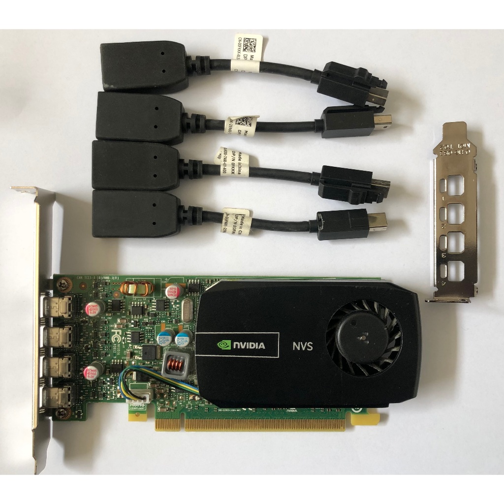 Nvidia Quadro NVS 510 2GB DDR3 128bit 4x mini-DisplayPort CUDA 192 35W ...
