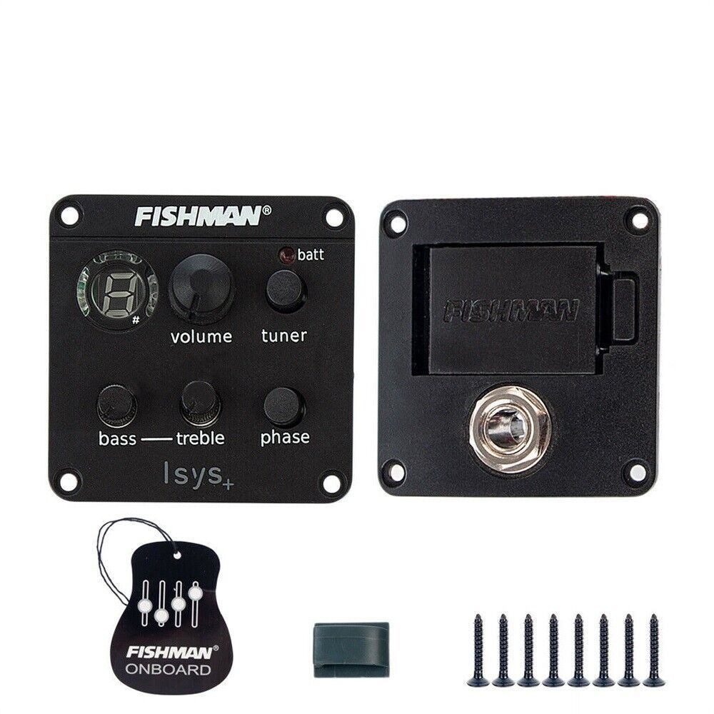 Fishman ISYS + Acoustic Guitar Pickups Piezo Mic Beat Set Preamp hệ ...