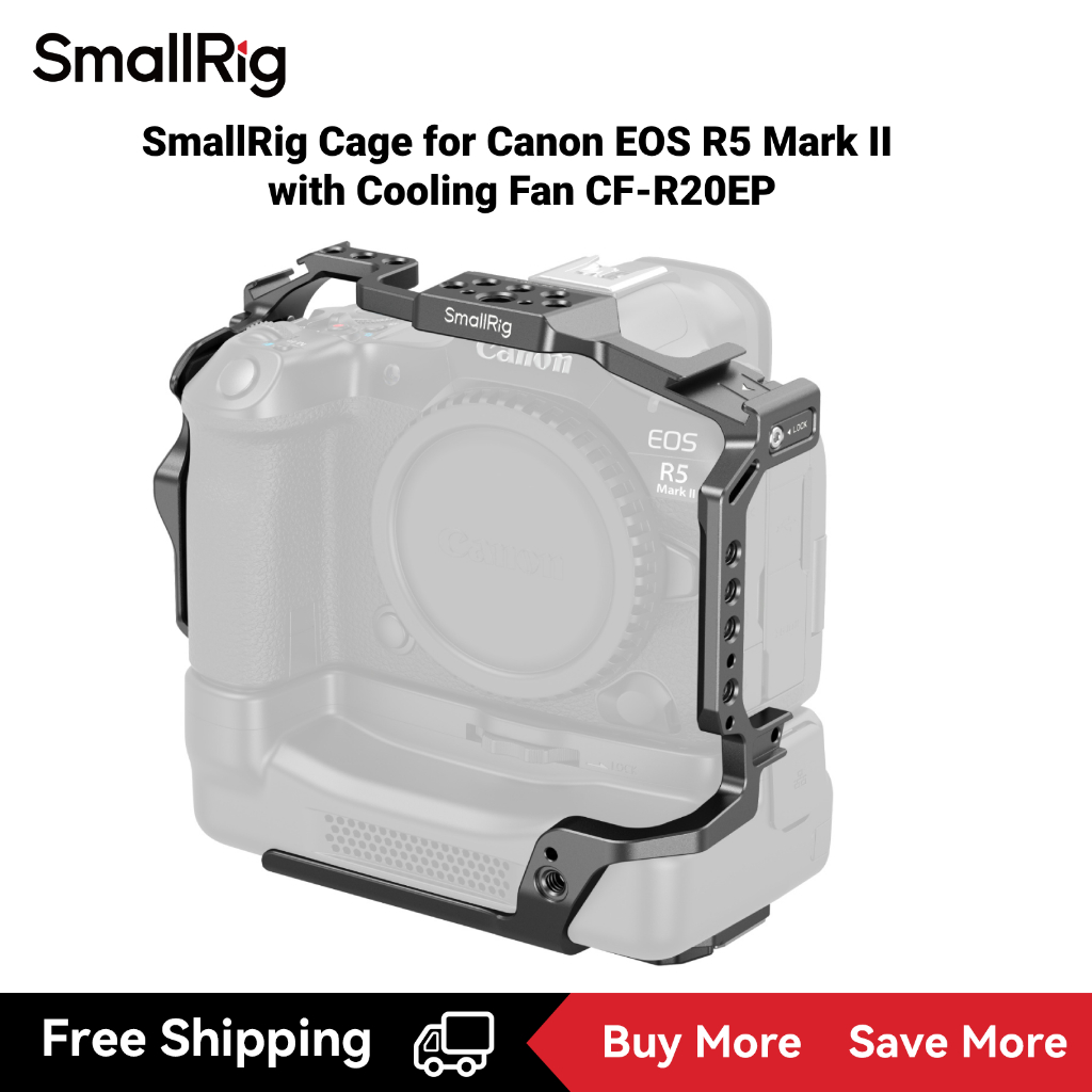 Lồng SmallRig cho Canon EOS R5 Mark II có quạt làm mát CF-R20EP #5092 | Shopee Việt Nam