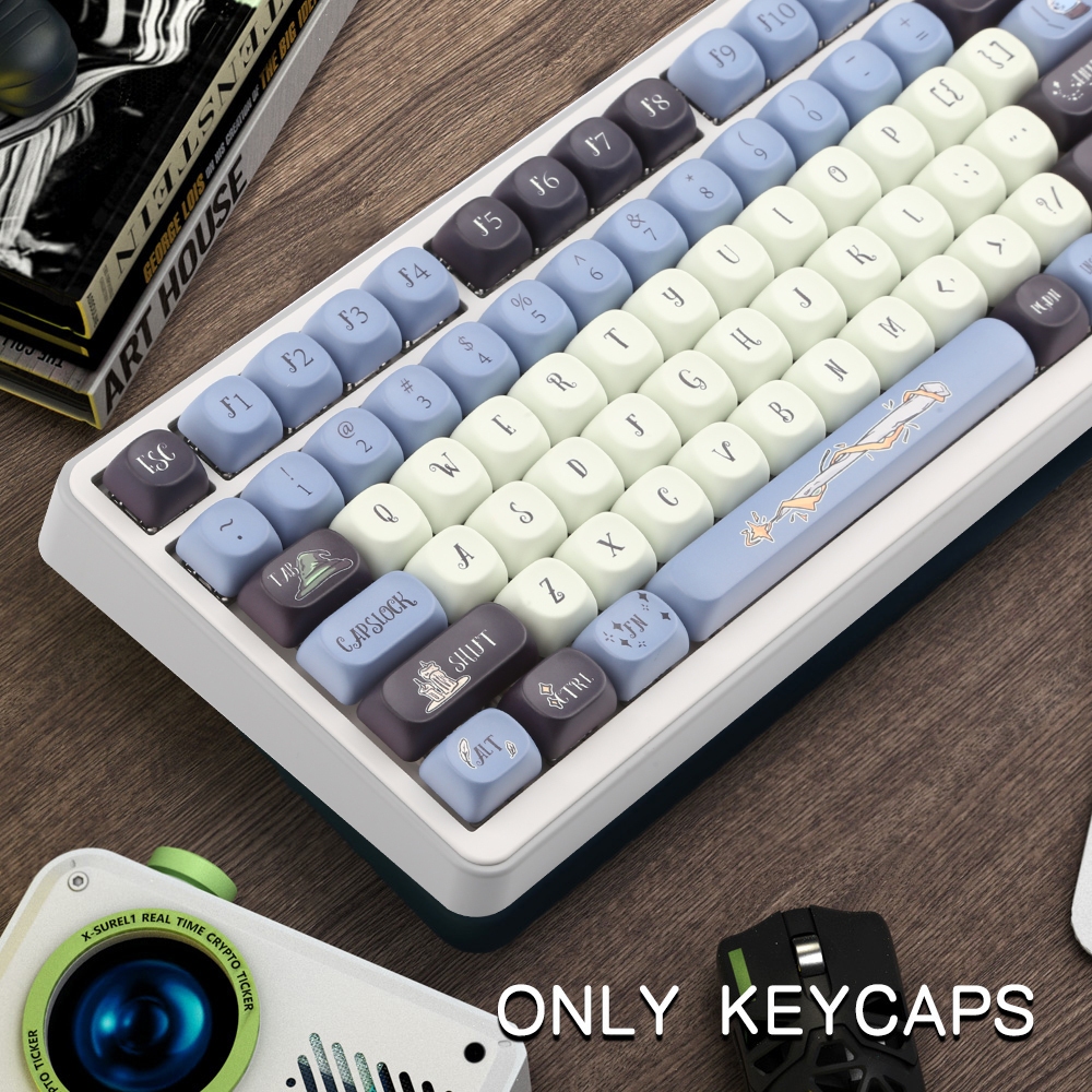 2025 MỚI 134 Phím Chủ Đề Ảo Thuật Gia Keycaps PBT Keycaps MOA Keycaps ...