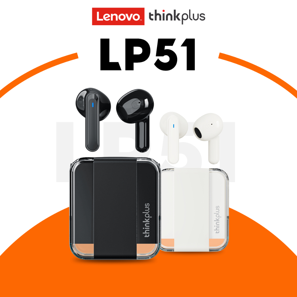 Tai nghe Lenovo Thinkplus LP51 Bluetooth 5.4TWS Tai nghe Bluetooth không dây HIFI Stereo Sport ...