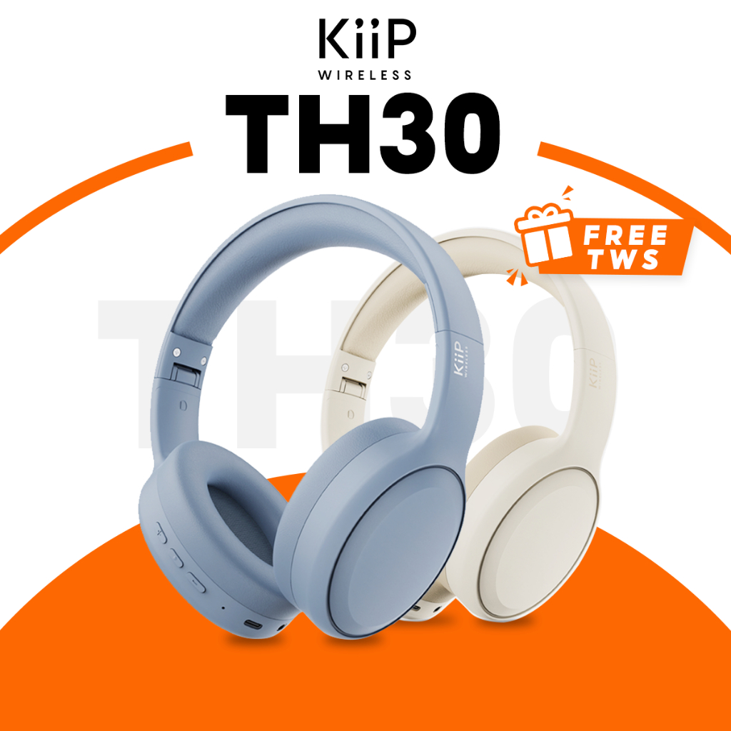 Tai nghe Bluetooth KiiP TH30 Tai nghe không dây Tai nghe chế độ kép AUX ...