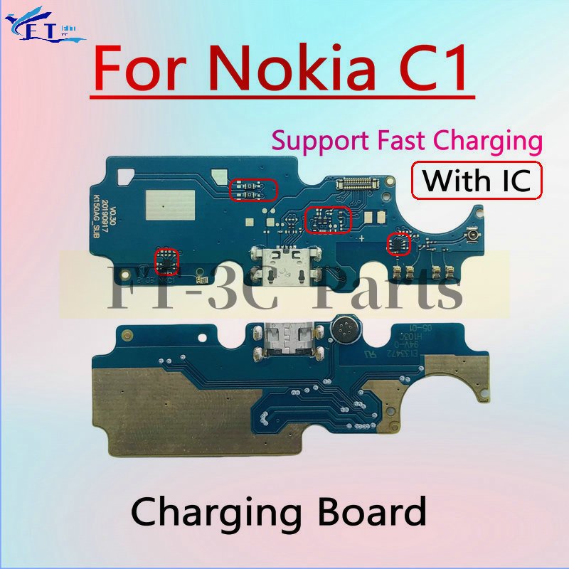 Dành Cho Nokia C1 Bảng Sạc USB Dock Cổng Ổ Cắm Đầu Nối Cáp Mềm Linh ...