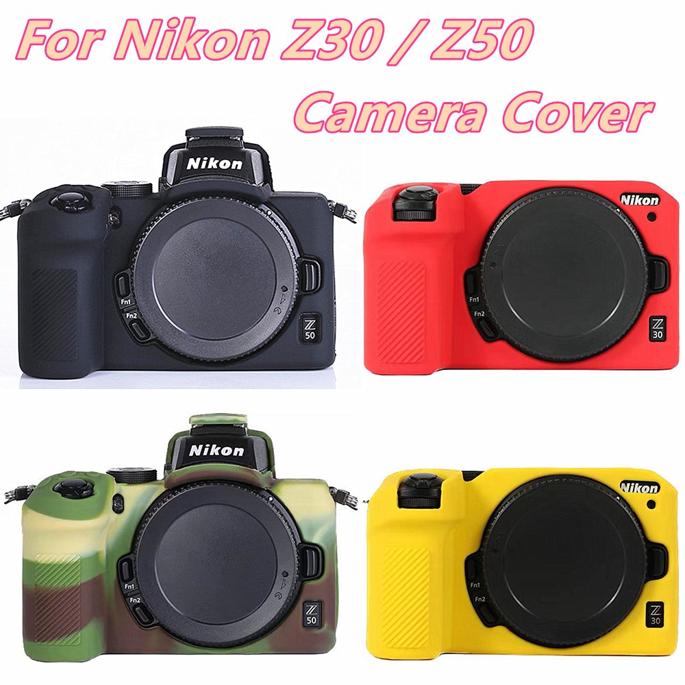 Dành Cho Nikon Z30 Z50 Silicone Armor Skin Case Túi Máy Ảnh Bảo Vệ Thân ...