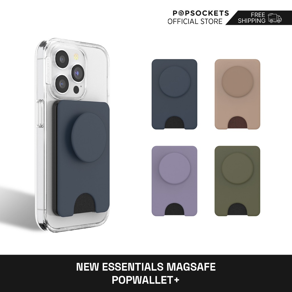 PopSockets PopWallet+ for MagSafe | New Essentials| The Premium Phone ...