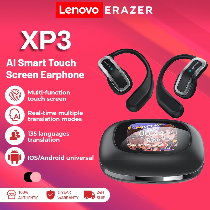 Lenovo ERAZER XP3 Al Tai nghe không dây dịch thời gian thực thông minh ...