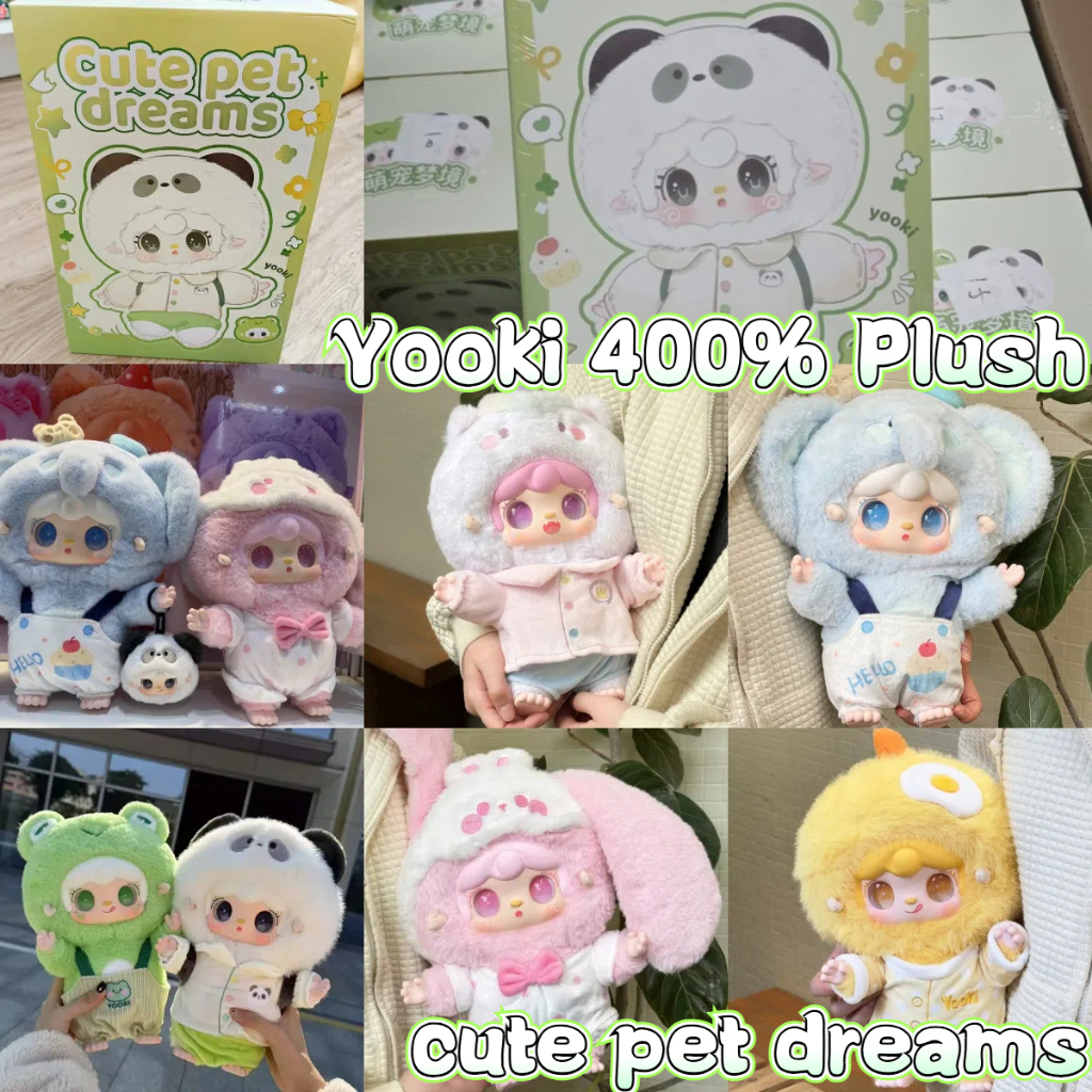 Yooki 400% Plush Hộp Mù | Yooki 400 Blind Box Búp bê Vinyl Bản Hộp Ngẫu Nhiên 1 Cái | Shopee ...