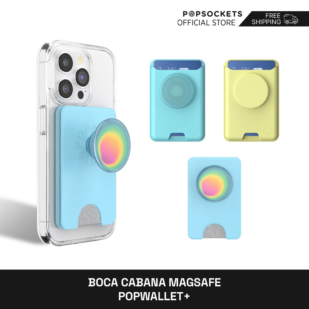 PopSockets Boca Cabana PopWallet+ for MagSafe | New Essentials | The ...