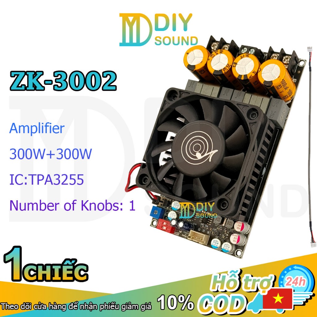 DIYSOUND Mạch Khuếch Đại Âm Thanh Chính Hãng Wuzhi ZK 3002 TPA3255 ...