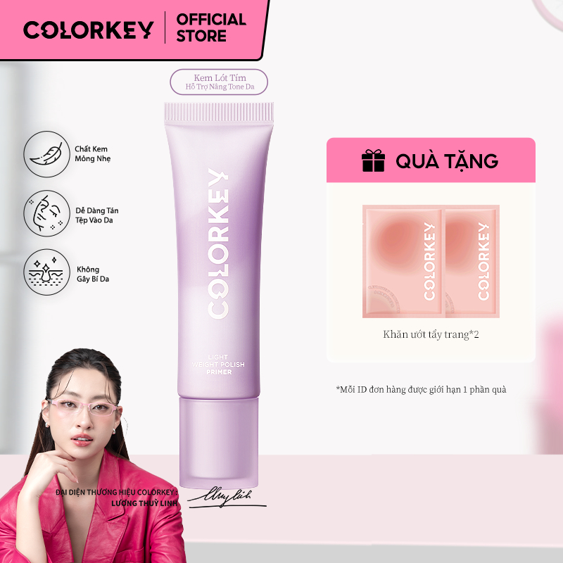 [LIVE] Kem lót trang điểm COLORKEY 30g làm sáng da | Shopee Việt Nam