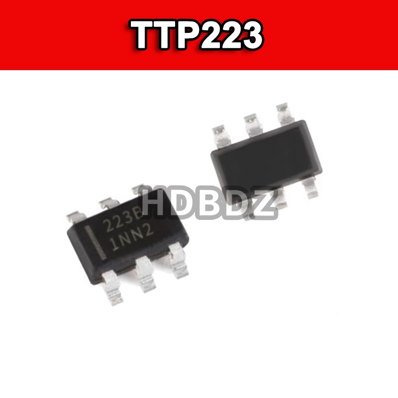 20~50PCS TTP223 SOT23-6 223B Nút Tụ Điện Chip Cảm Ứng IC SMD | Shopee ...