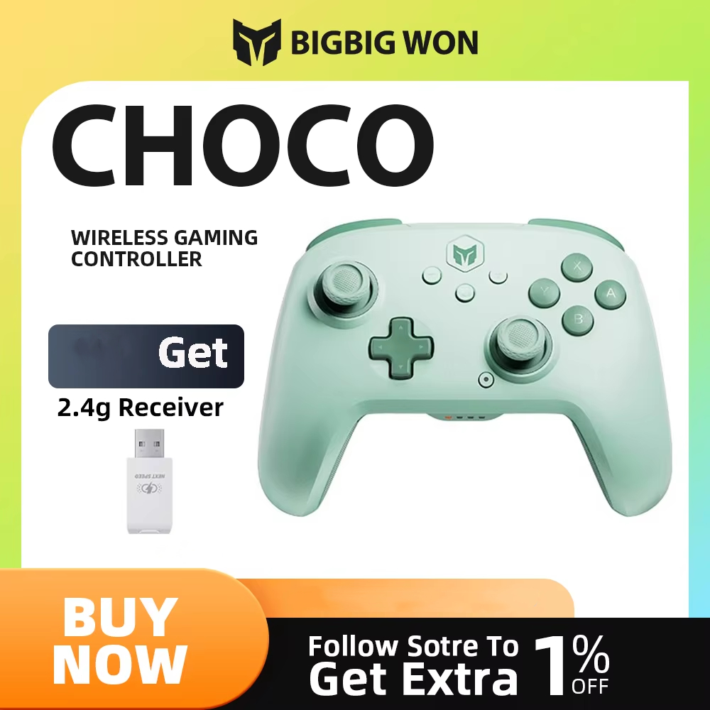 BIGBIG WON CHOCO Tay cầm chơi game Bluetooth Bộ điều khiển PC Nút tùy chỉnh / Chức năng NFC ...