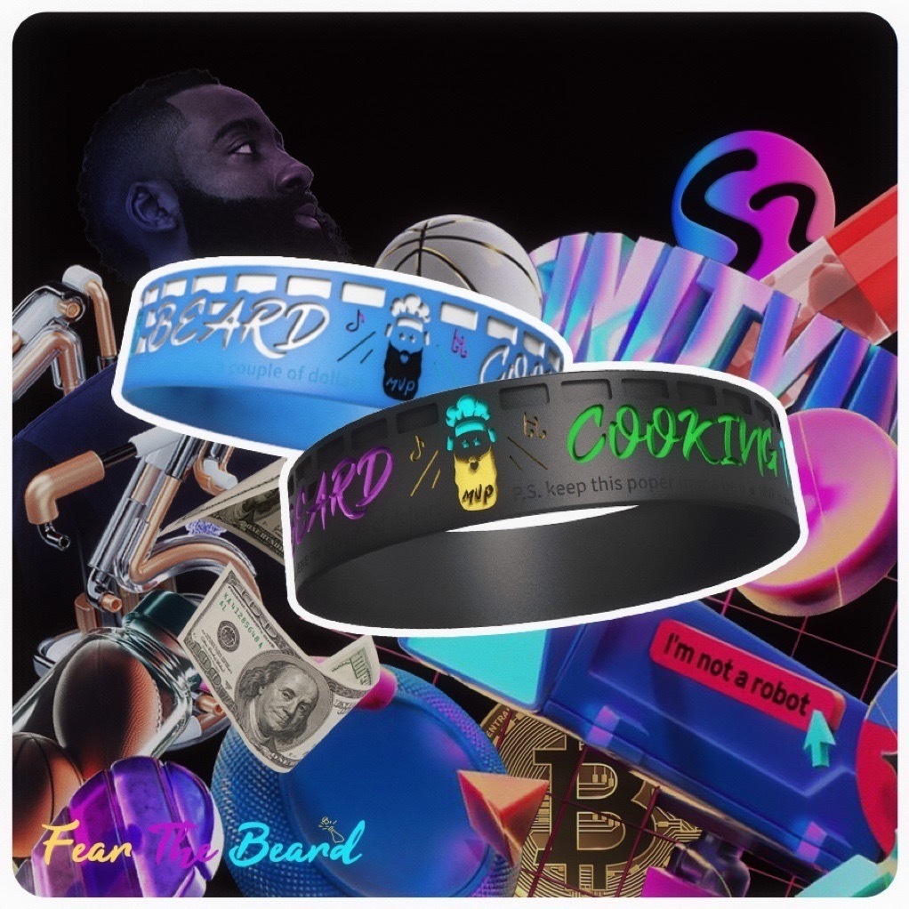 James Harden Bear MVP 2 Kích Thước Baller Ban Nhạc Thể Thao Cao Su Vòng ...