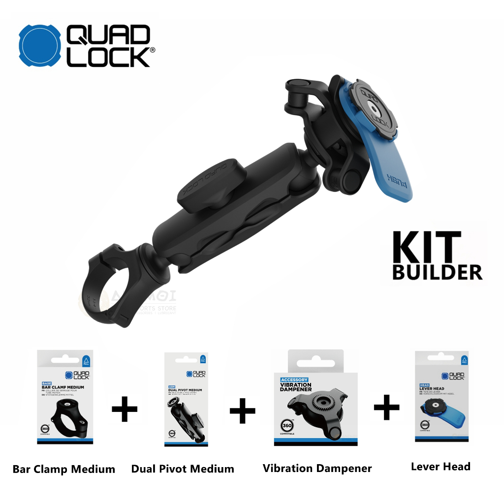 Quad Lock 360 Bộ dụng cụ xây dựng Thanh kẹp Giá đỡ điện thoại trung ...