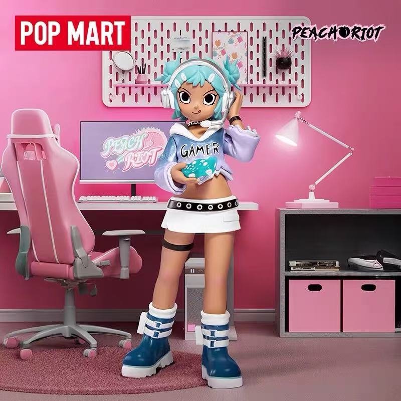 Popmart Bubble Matte Peach Riot Rebellious punk kinh tế loạt | Shopee ...