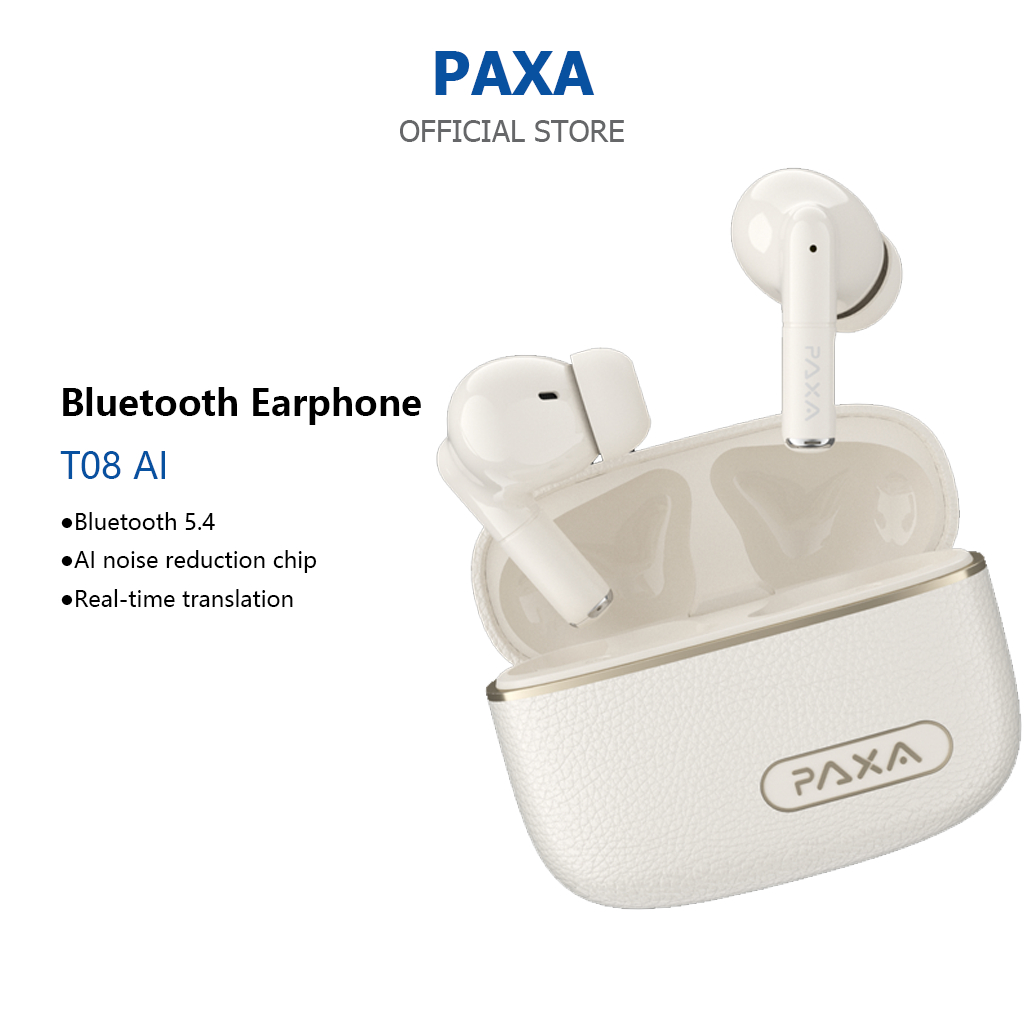 Tai nghe Bluetooth PAXA-T08 AI 128 ngôn ngữ dịch thời gian thực Dolby ...