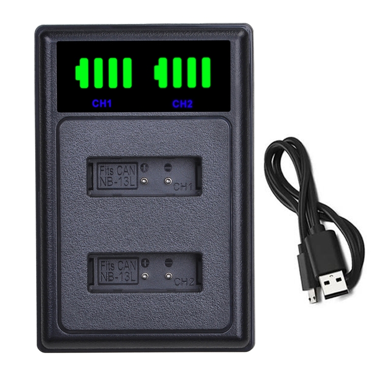 Bộ sạc pin máy ảnh NB 13L NB13L NB-13L cho pin Canon PowerShot G5X G7X ...