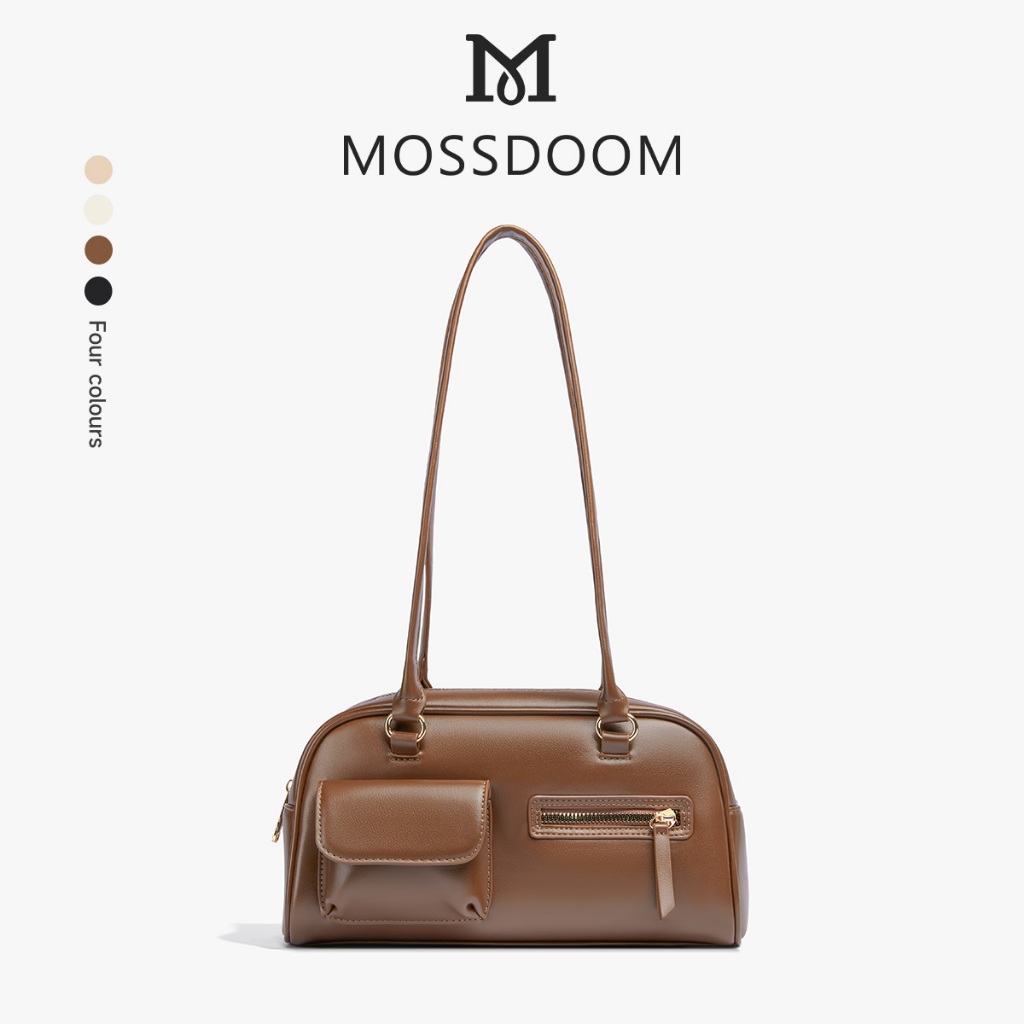 MOSSDOOM Fionna Bag Túi đeo vai Boston hai mặt nhiều ngăn thời trang cổ ...