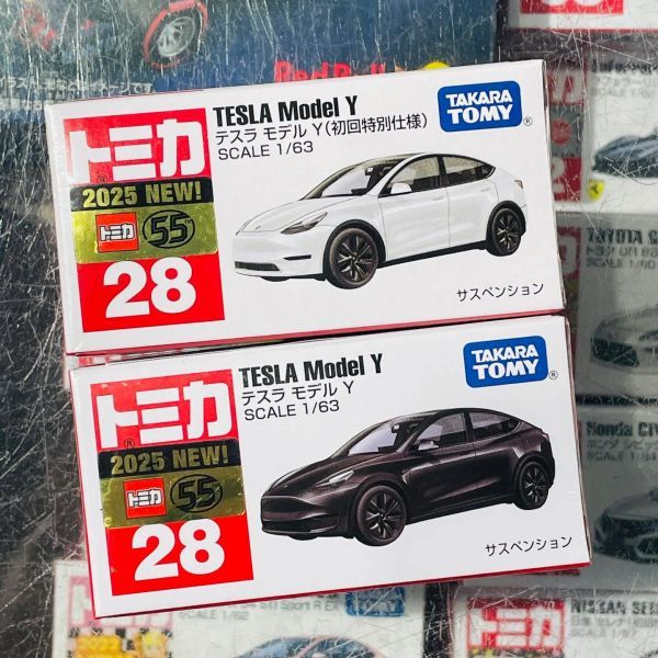 Takara Tomy Tomica 1 / 64 No.28 Tesla Model Y Diecast Quy Mô Xe Ô Tô ...
