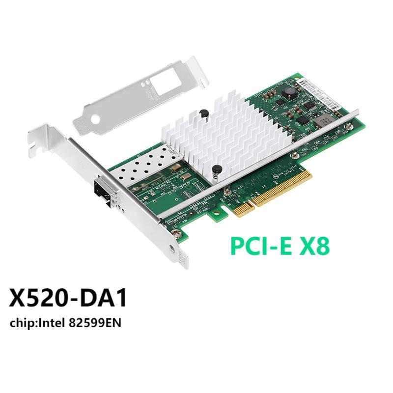 Bộ chuyển đổi mạng Ethernet 10G PCIE x8 / x16 Chip Intel X520-DA1 ...