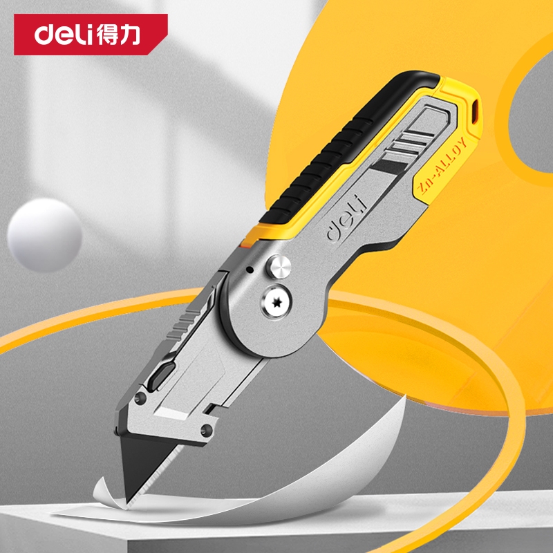 【deli】dao rọc giấy gấp đa năng hợp kim dao gấp | Shopee Việt Nam
