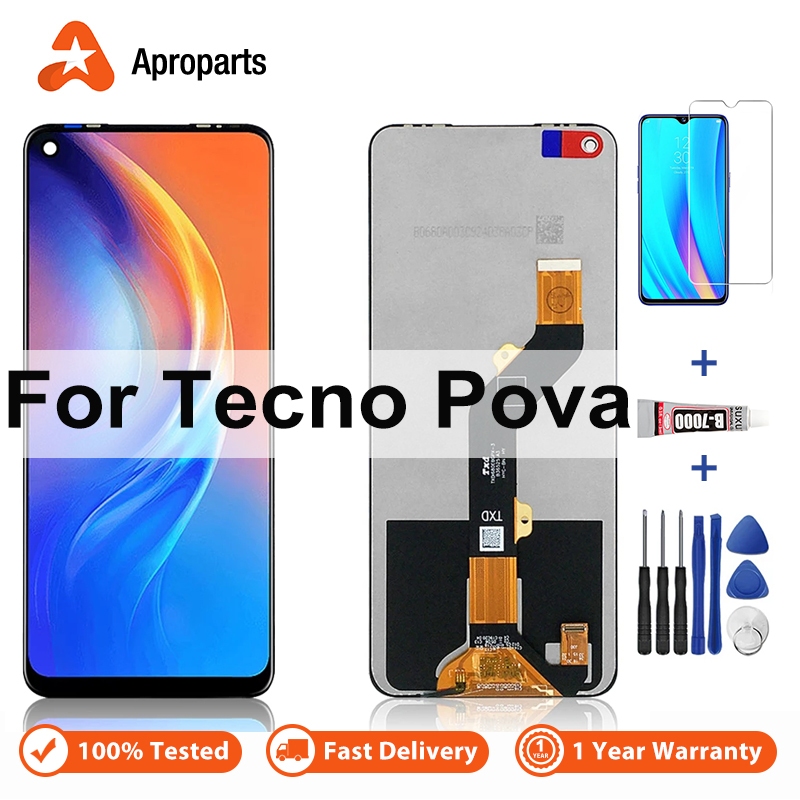 Chính Hãng Dành Cho Tecno Pova LD7 LD7j Màn Hình LCD Bộ Số Hóa Cảm Ứng Thay Thế 100% Đã Kiểm Tra ...