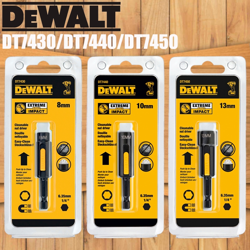 Cờ lê ổ cắm DEWALT DT7430 / DT7440 / DT7450 Từ 8MM / 10MM / 13MM Trình ...
