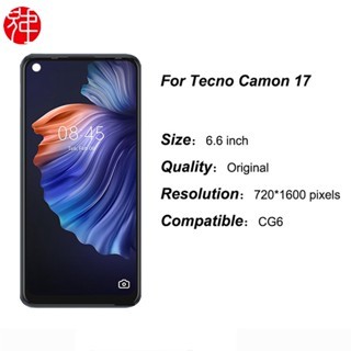Vt Màn hình cảm ứng phía trước Diaplay cho Tecno Camon 17 CG6 Màn hình ...