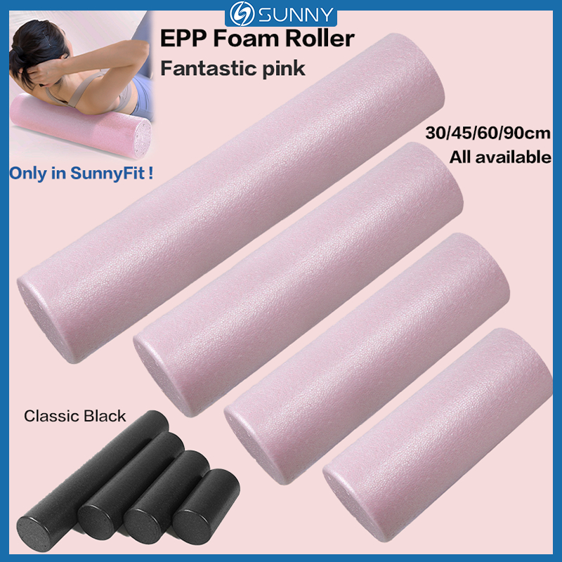Sunnyfit EPP Con lăn xốp Con lăn tập Yoga màu hồng 90CM Con lăn Massage mô sâu Tập thể dục Con ...