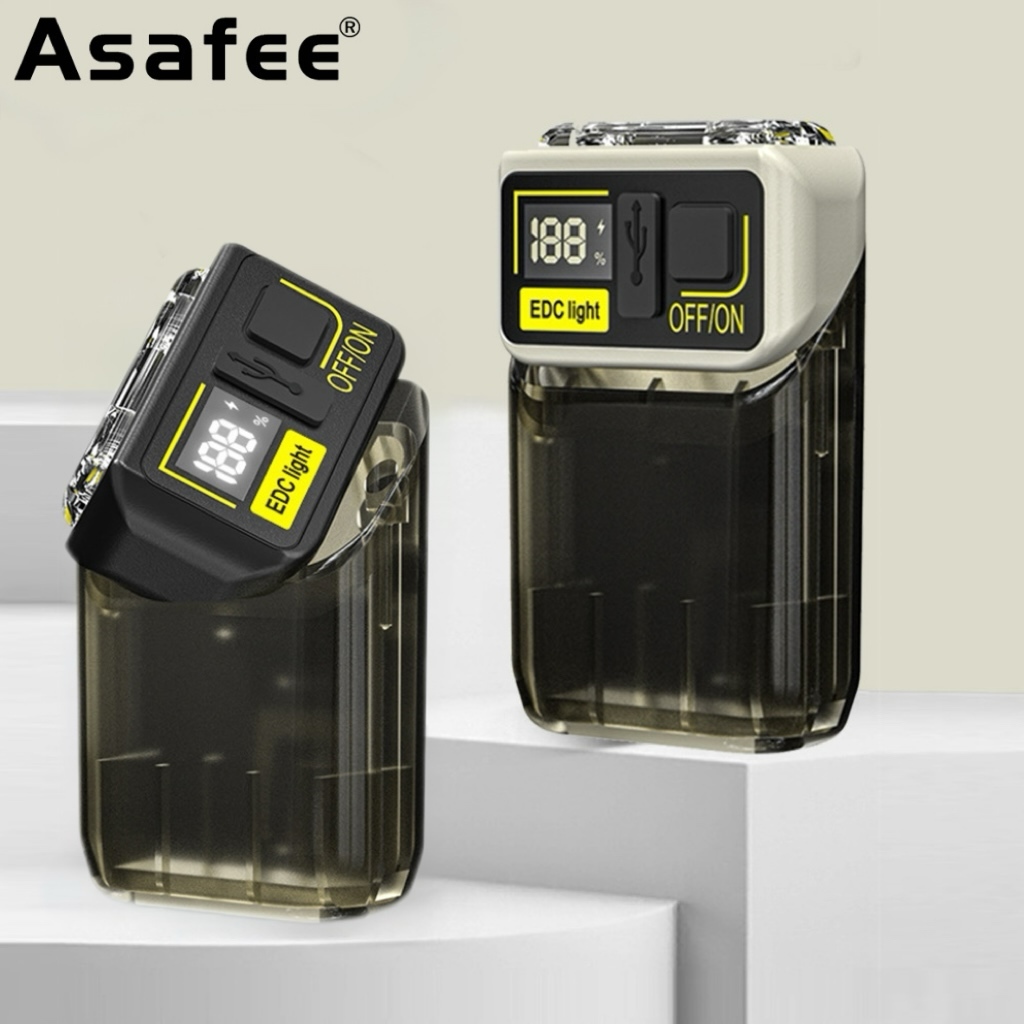 Đèn pin Mini Asafee X3 EDC Móc khóa có thể điều chỉnh Đèn LED 6 chế độ ...