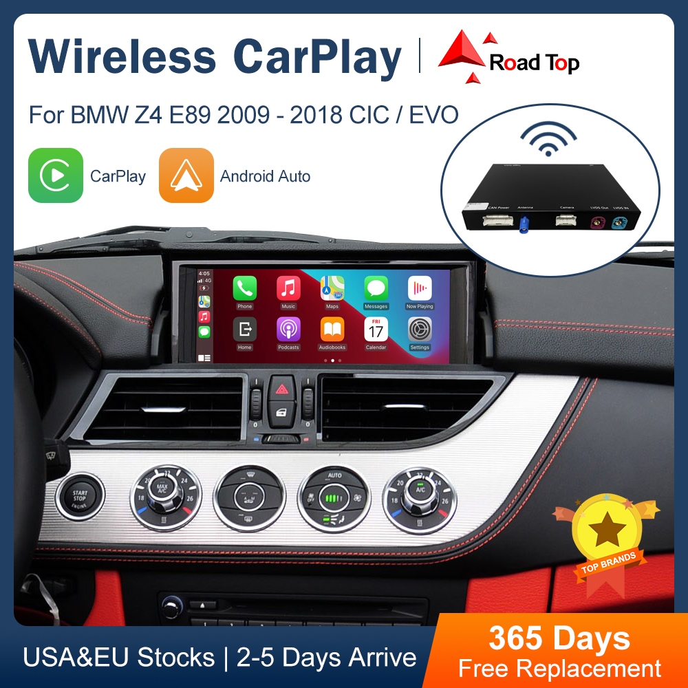 Bộ giải mã CarPlay không dây Road Top cho hệ thống BMW Z4 E89 2009-2018 ...