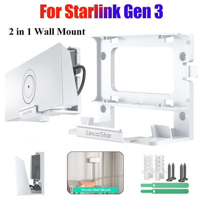 2in1 StarLink Gen3 Router Nguồn Điện Chân Đế Giá Đỡ Treo Tường Cho ...