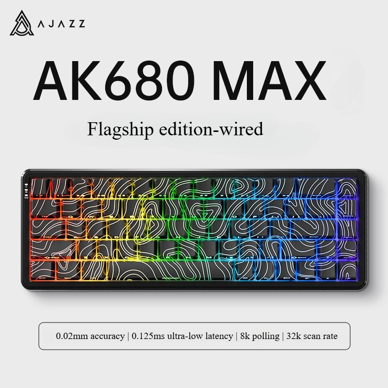 AJAZZ AK680 Max / V2 Bàn phím cơ không dây có dây Bàn phím kích hoạt ...