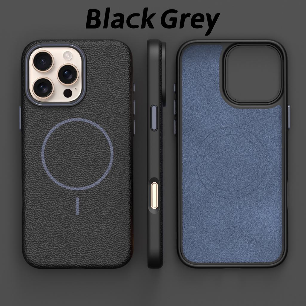 Dành cho iPhone 16 15 14 13 12 11 pro max 16 plus Vỏ da sạc từ tính ...