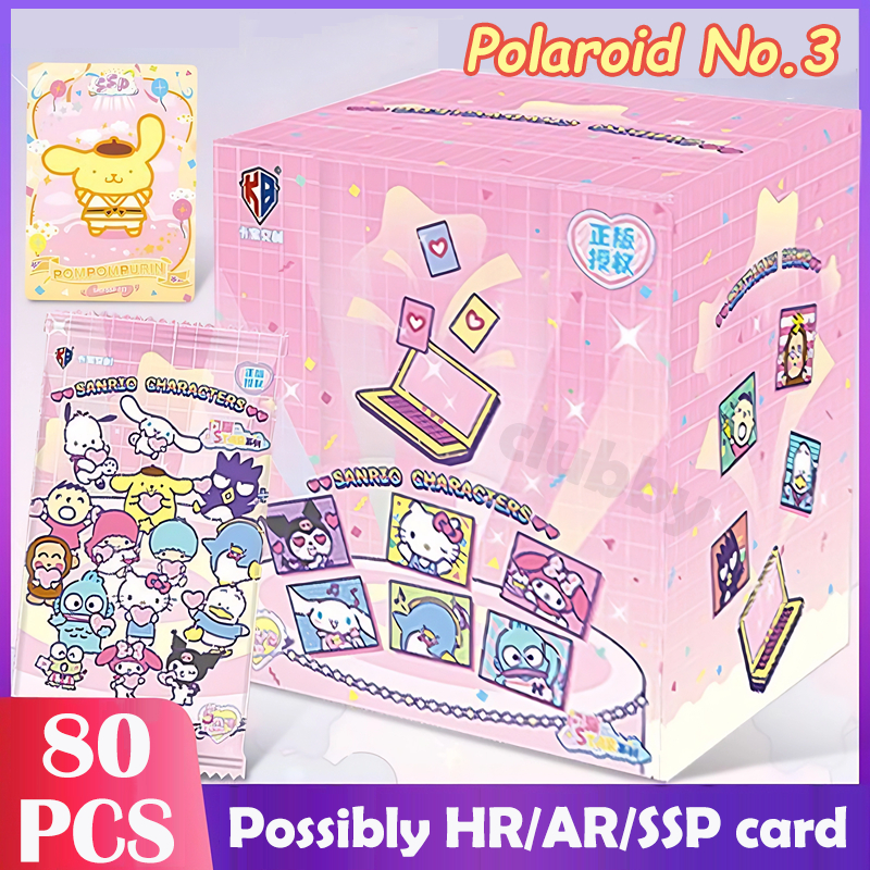 80thẻ bài sanrio Hello Kitty kuromi Rare HR/EX/AR/XR card game Polaroid ...