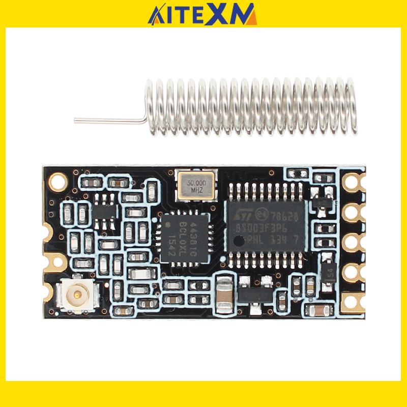 1 Chiếc HC-12 433Mhz SI4463 Không Dây Cổng Nối Tiếp Mô Đun 1000m Thay Thế Bluetooth Tương Thích ...