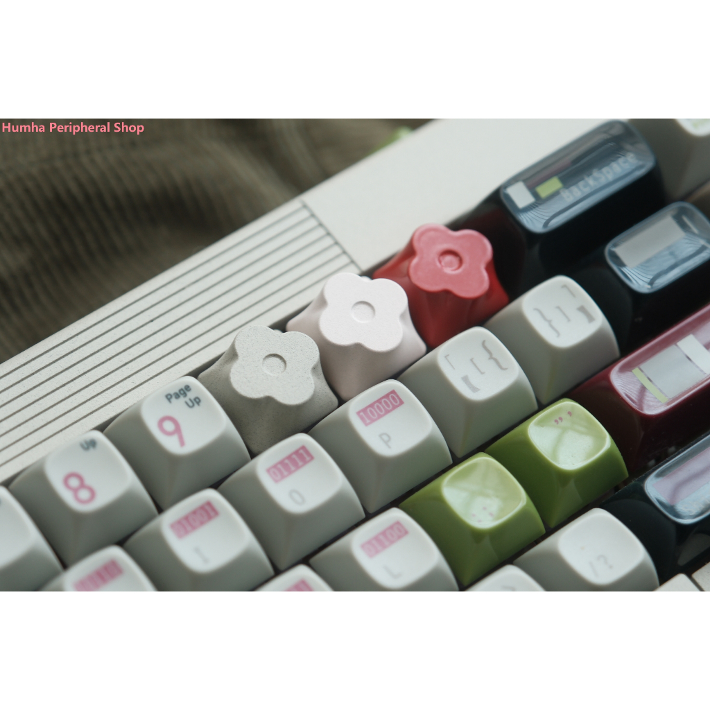 Humha Thủ Công keycap Hoa keycap Kim Loại keycaps Bàn Phím Cơ keycap Cá ...