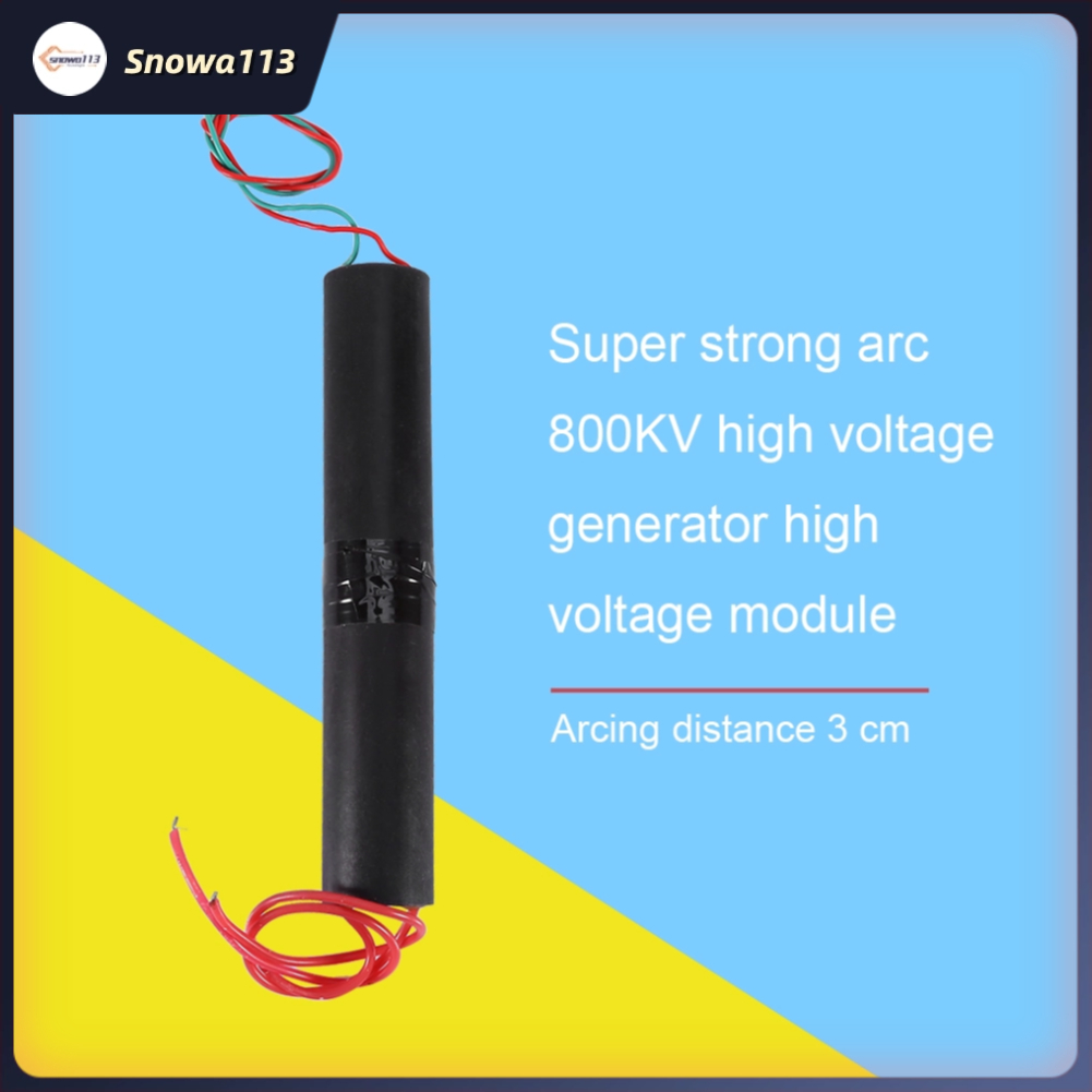 Máy phát điện áp cao xung 800Kv Mô-đun biến tần hồ quang điện dài 3cm 7.2V 【Snowa113】 | Shopee ...